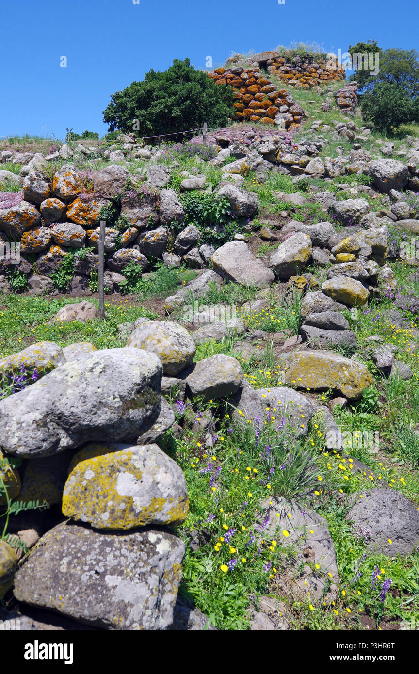Macomer, Sardinia. Tamuli archeological area Stock Photo - Alamy
