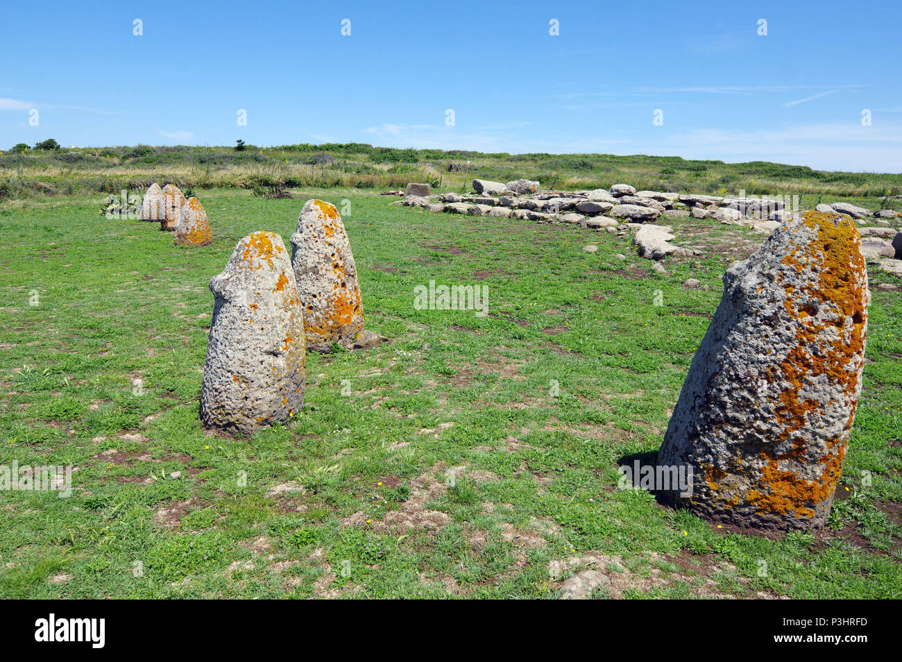 Macomer, Sardinia. Tamuli archeological area Stock Photo - Alamy