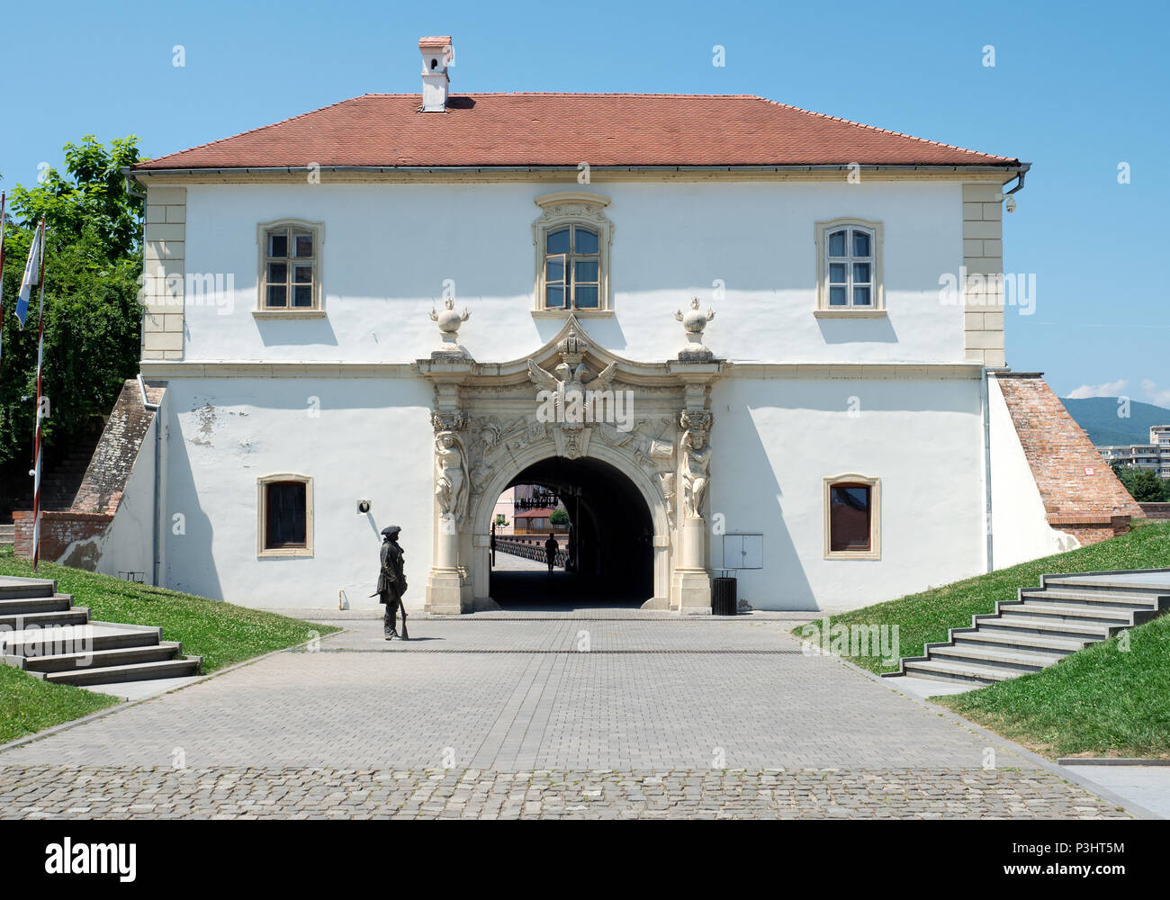 Fourth Gate of the Alba Carolina citadel, Alba Iulia, Romania Stock Photo - Alamy