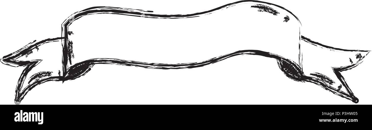 grunge event ribbon object decoration style Stock Vector Image & Art ...