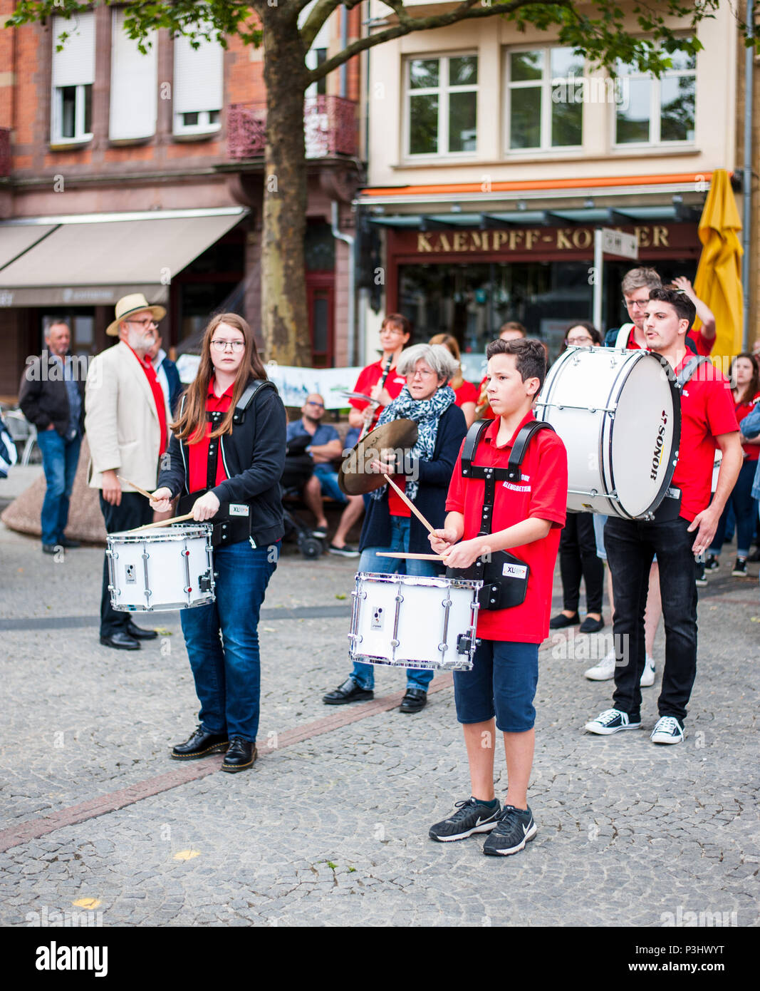Luxembourg public choir performances during music festival (Fete de la ... Luxembourg public choir performances during music festival (Fete de la ...