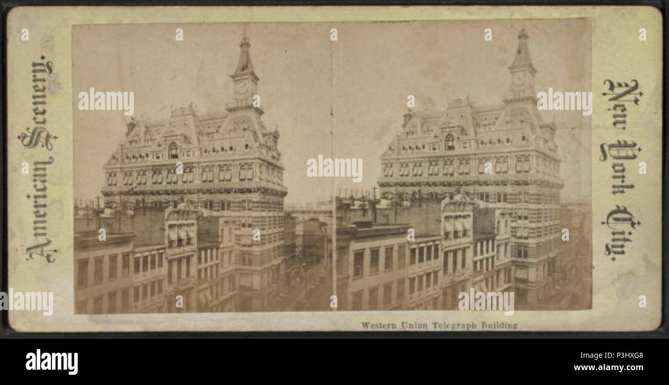 From the western union telegraph building hi-res stock photography and ...