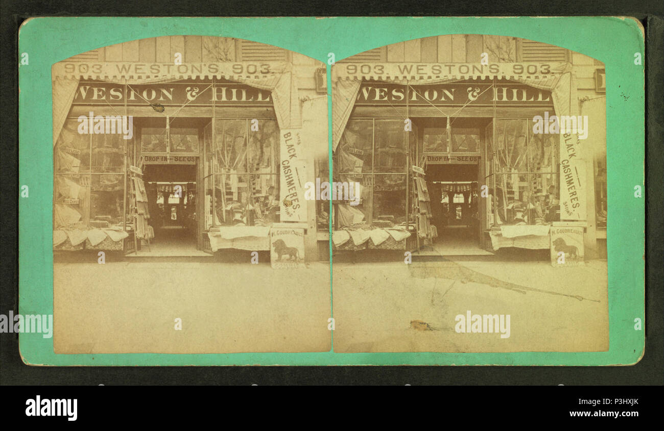 1800s dry goods dry goods store hi-res stock photography and images - Alamy