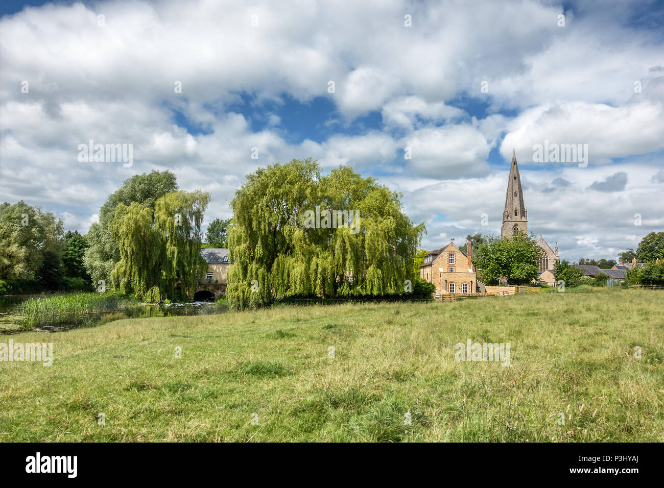 Buckinghamshire town of Olney Stock Photo - Alamy