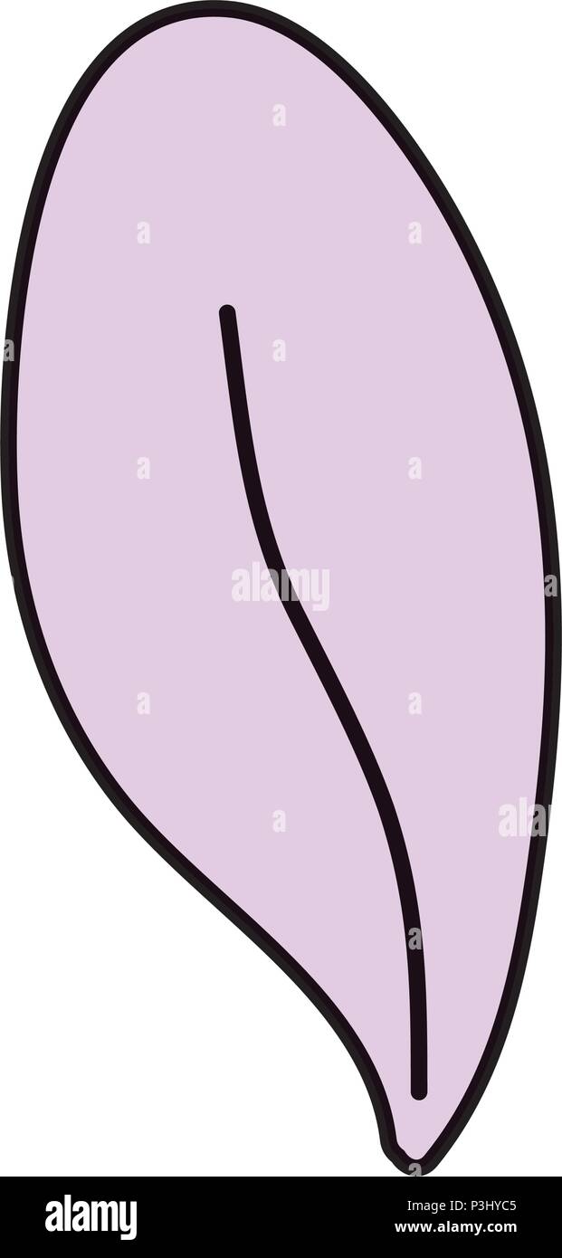 color cute tropical leaf botany style Stock Vector Image & Art - Alamy