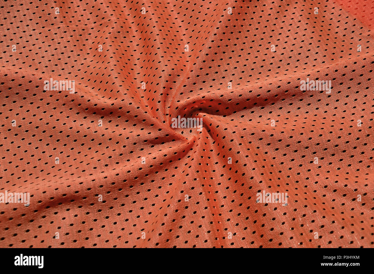 Texture of sportswear made of polyester fiber. Outerwear for sports ...