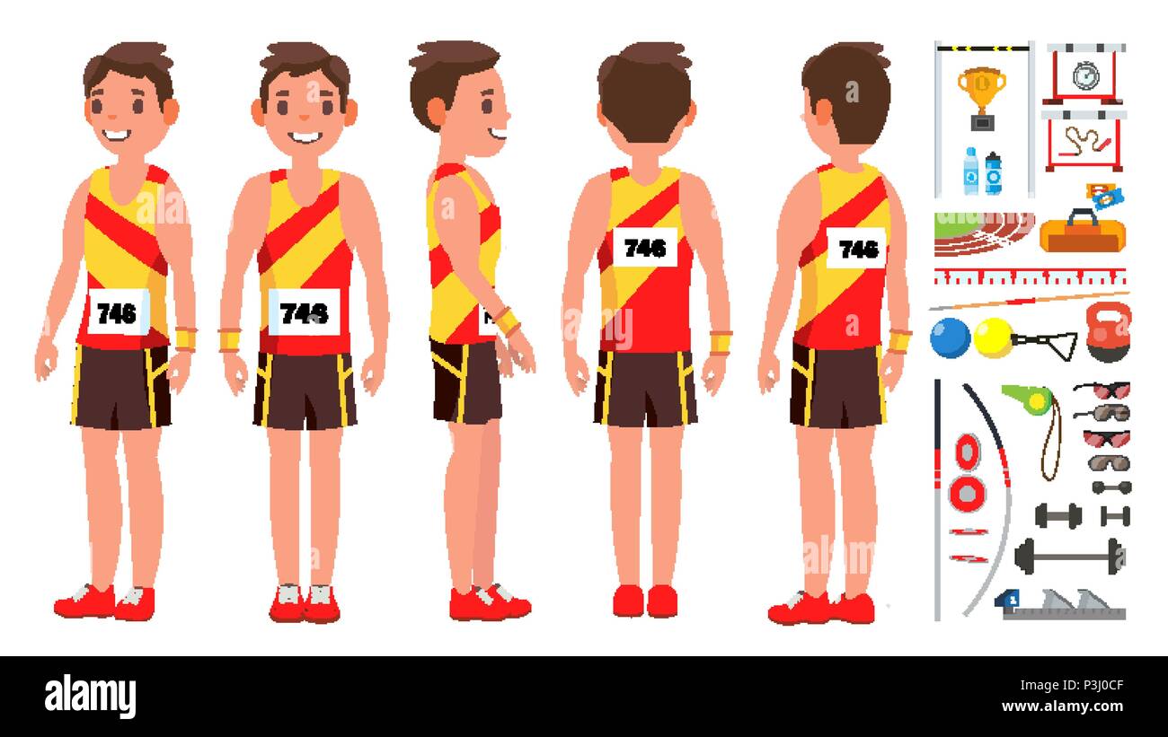 Track field detail Stock Vector Images - Alamy