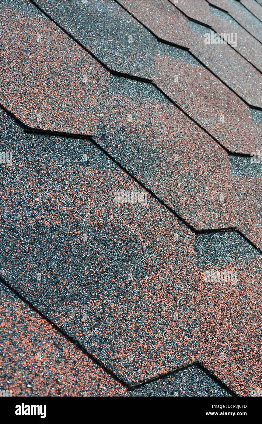 The texture of the roof with bituminous coating. Rough bituminous ...