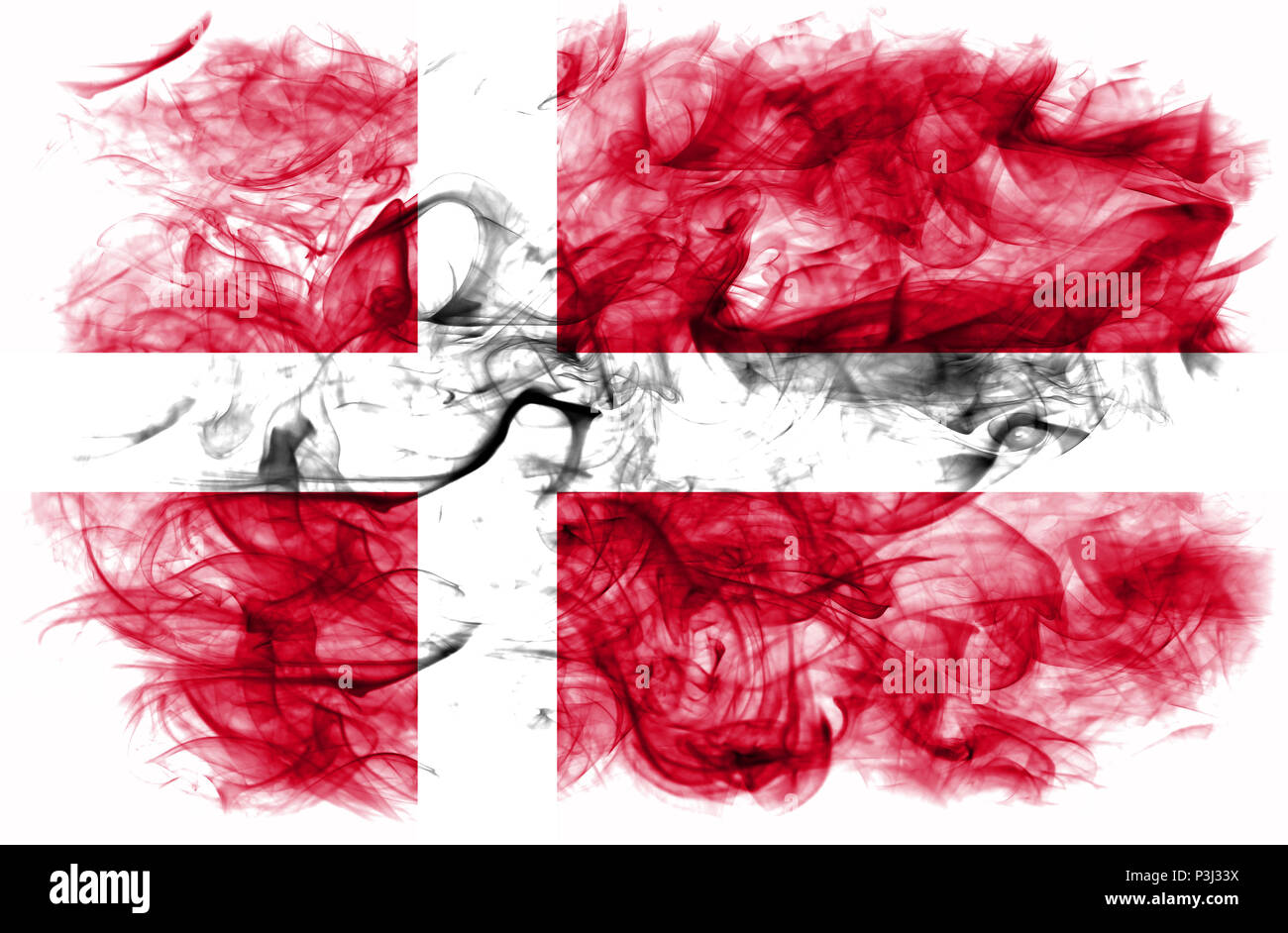 Denmark flag celebration Cut Out Stock Images & Pictures - Alamy