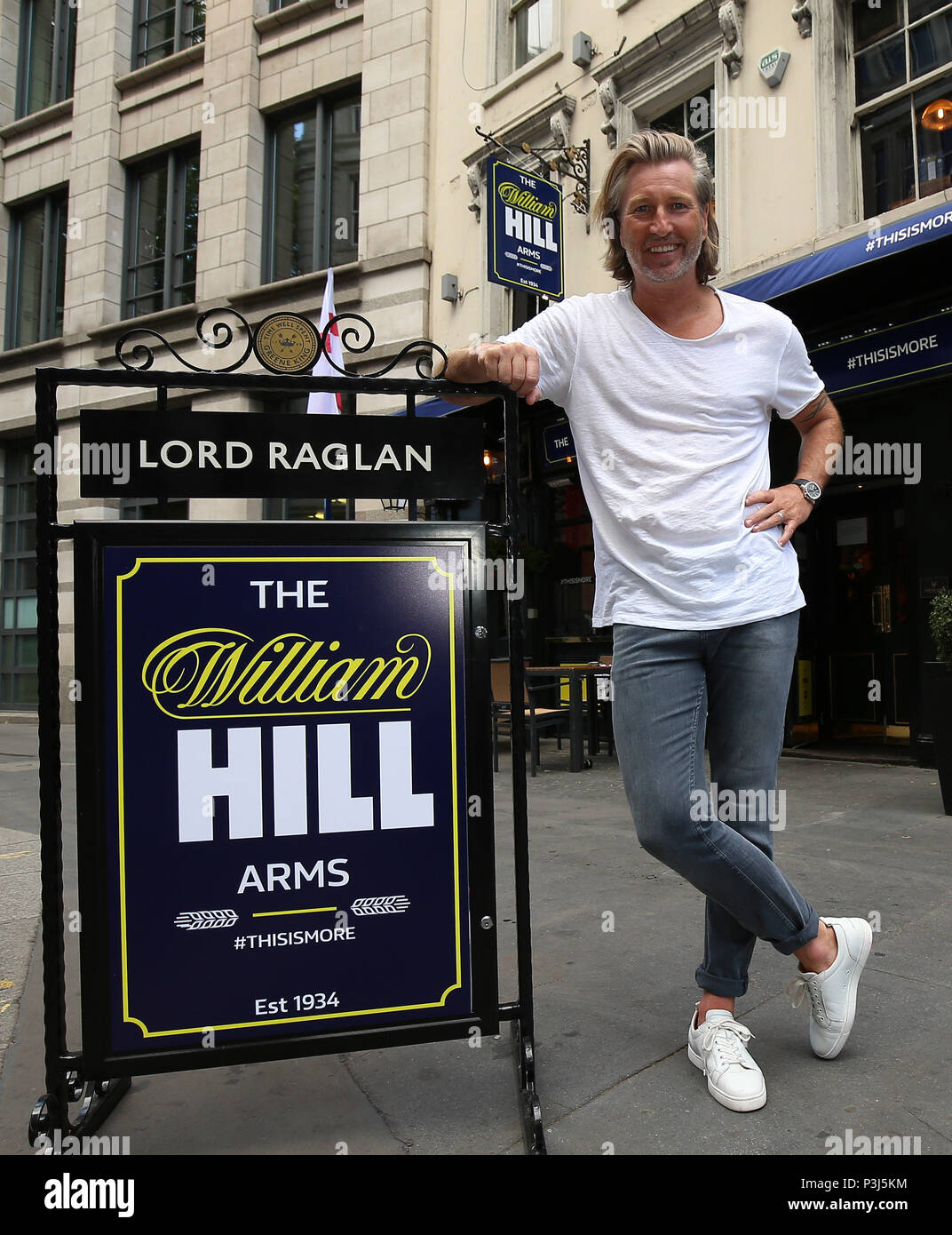 Robbie Savage at the Lord Raglan Pub in London. PRESS ASSOCIATION Photo ...