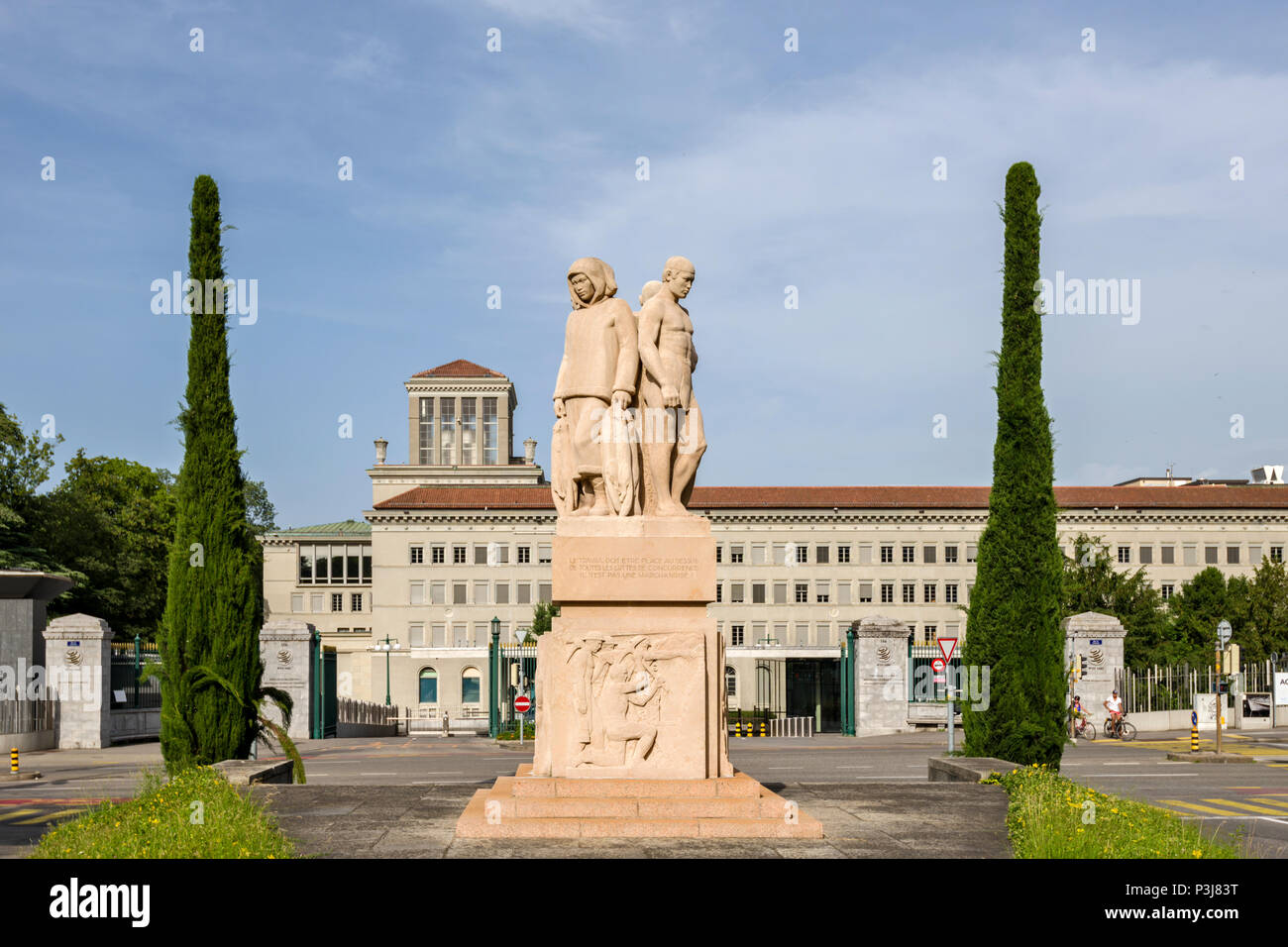 Geneva, Switzerland - june 10, 2018 : Centre William Rappard, Home of ...
