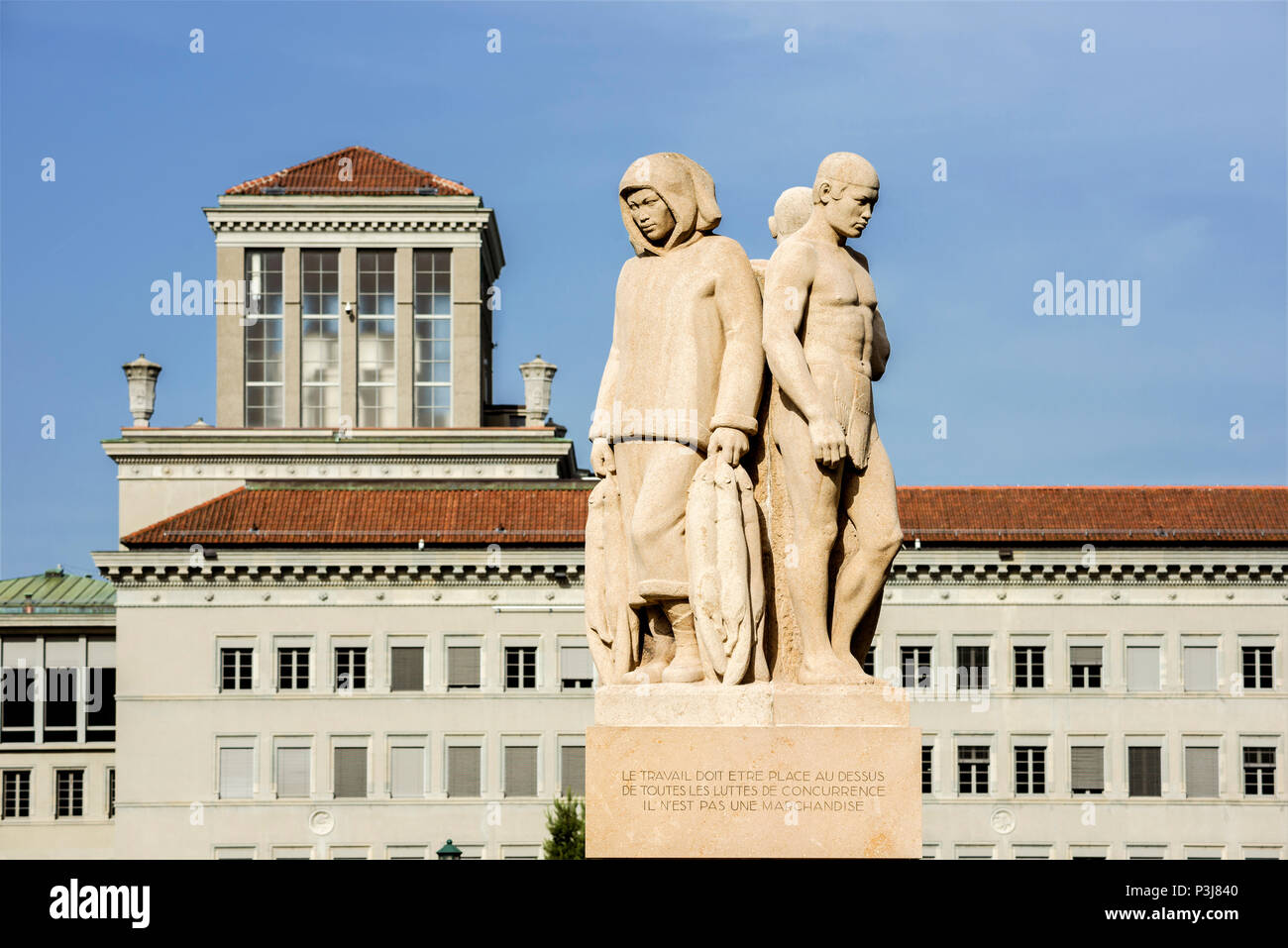 Geneva, Switzerland - june 10, 2018 : Centre William Rappard, Home of ...