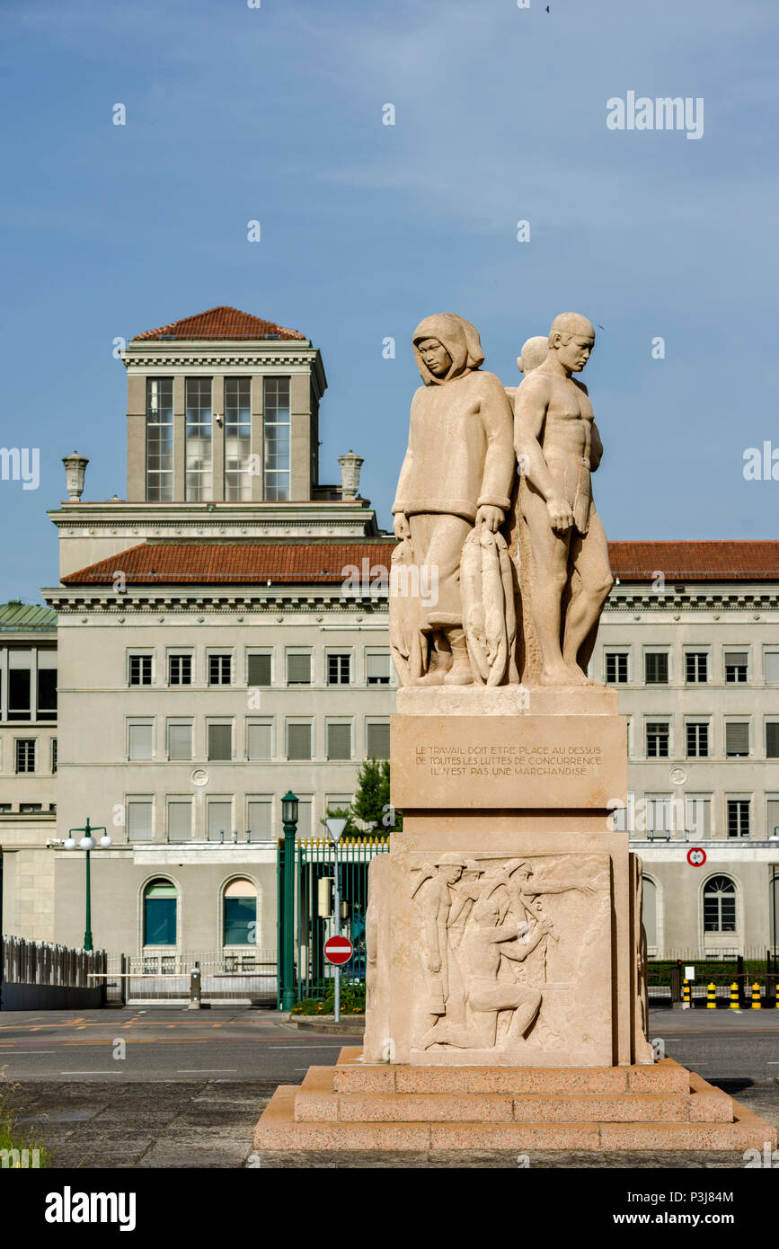Geneva, Switzerland - june 10, 2018 : Centre William Rappard, Home of ...