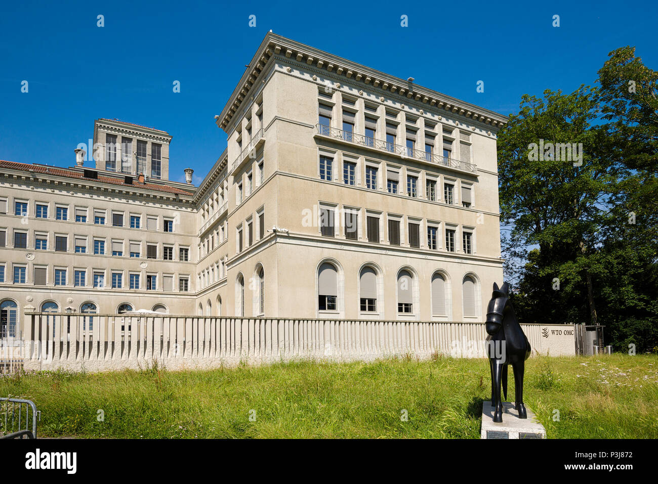 Geneva, Switzerland - june 10, 2018 : Centre William Rappard, Home of ...