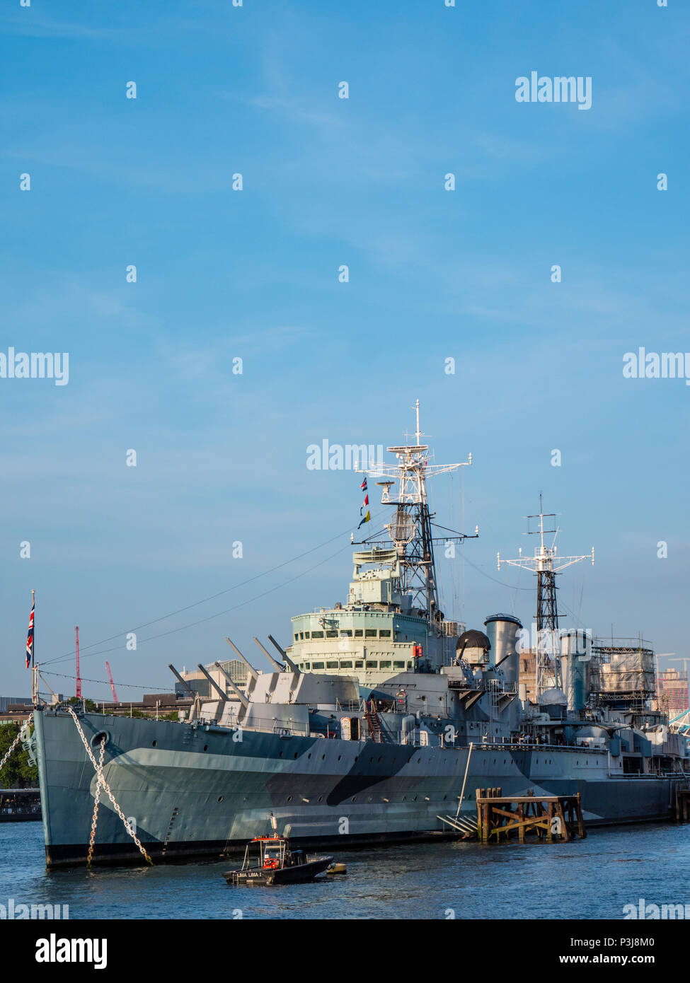 Hms belfast town class light cruiser hi-res stock photography and ...