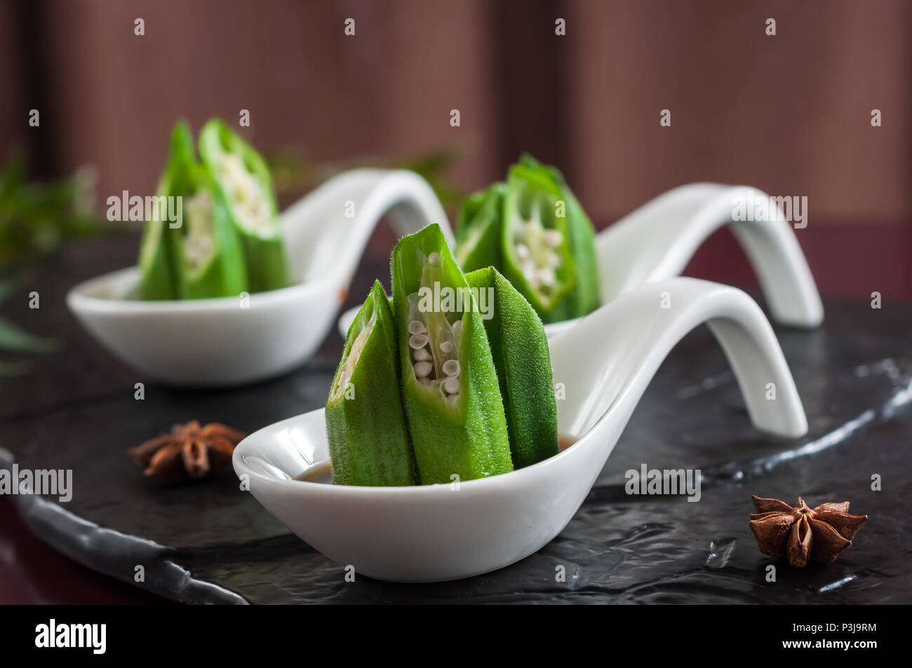 Chinese okra hi-res stock photography and images - Alamy