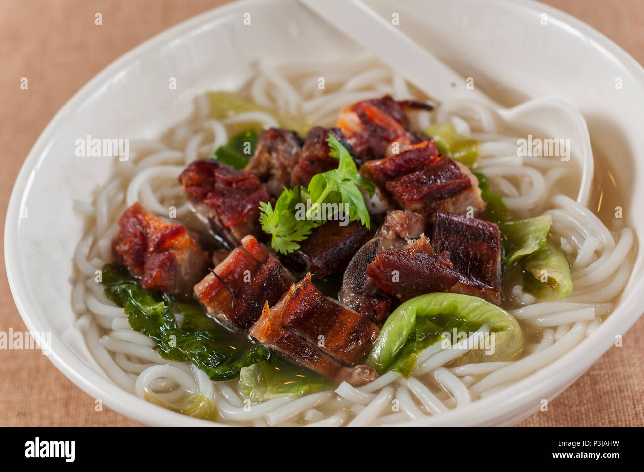 Ribs rice noodle Stock Photo - Alamy