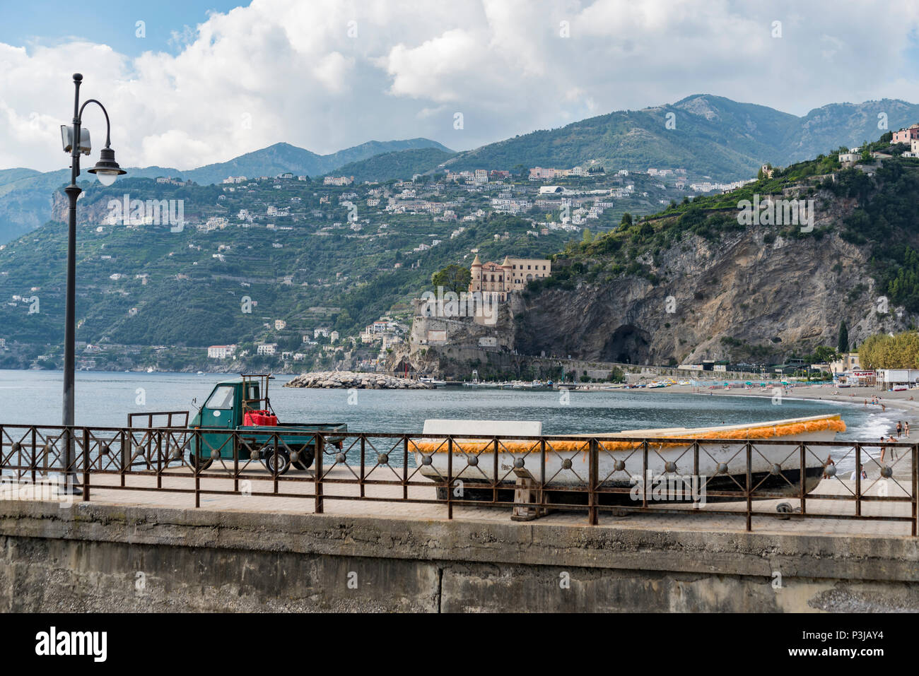 Maiori on the Amalfi coast Stock Photo - Alamy