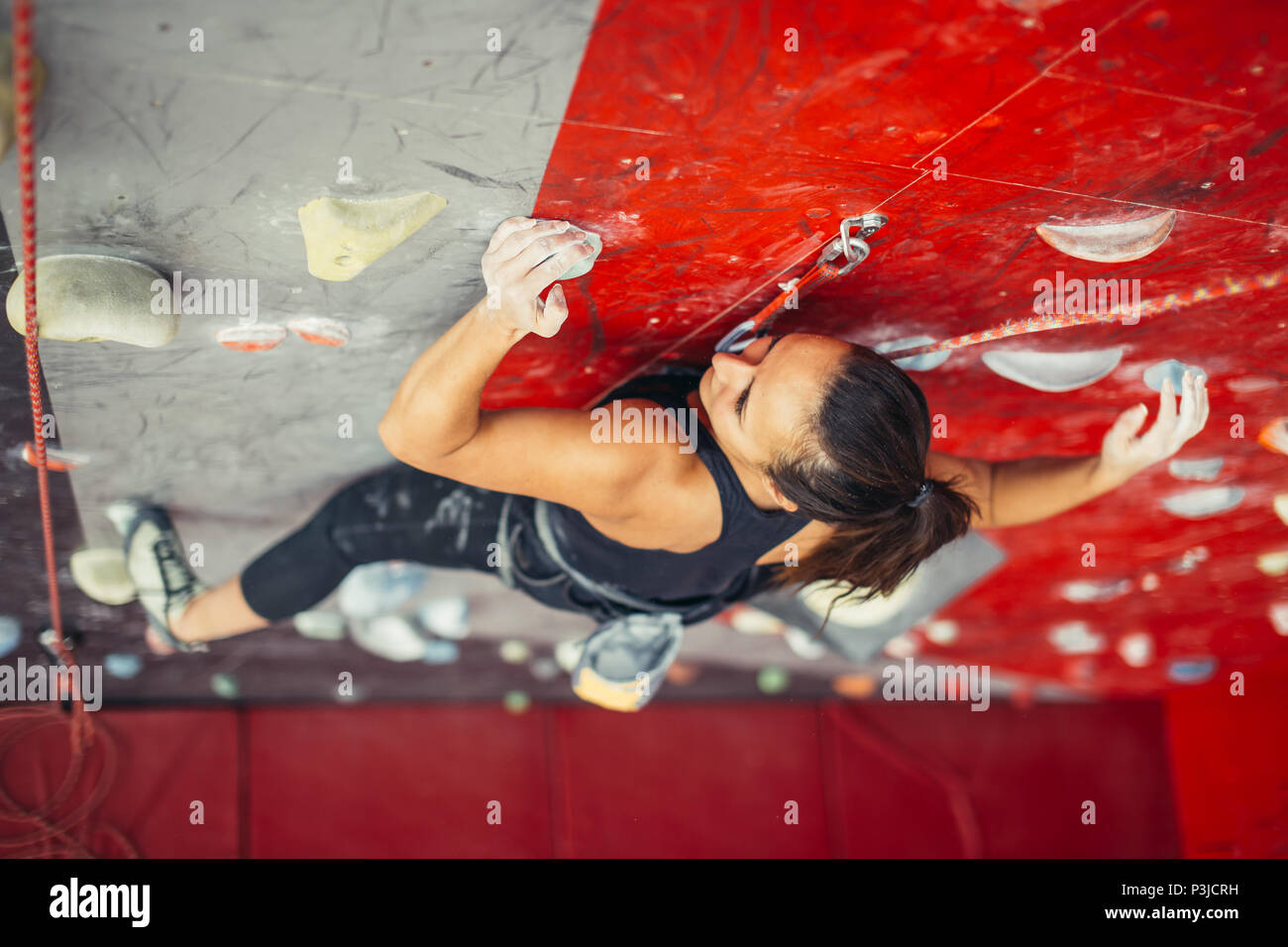 Indoor rock climbing friends hi-res stock photography and images - Alamy
