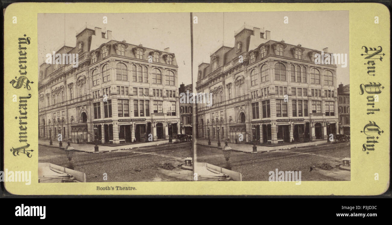 Theater interior new york 19th century hi-res stock photography and ...