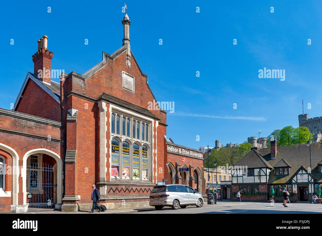 Historic building of Windsor & Eton Riverside Station, the railway ...