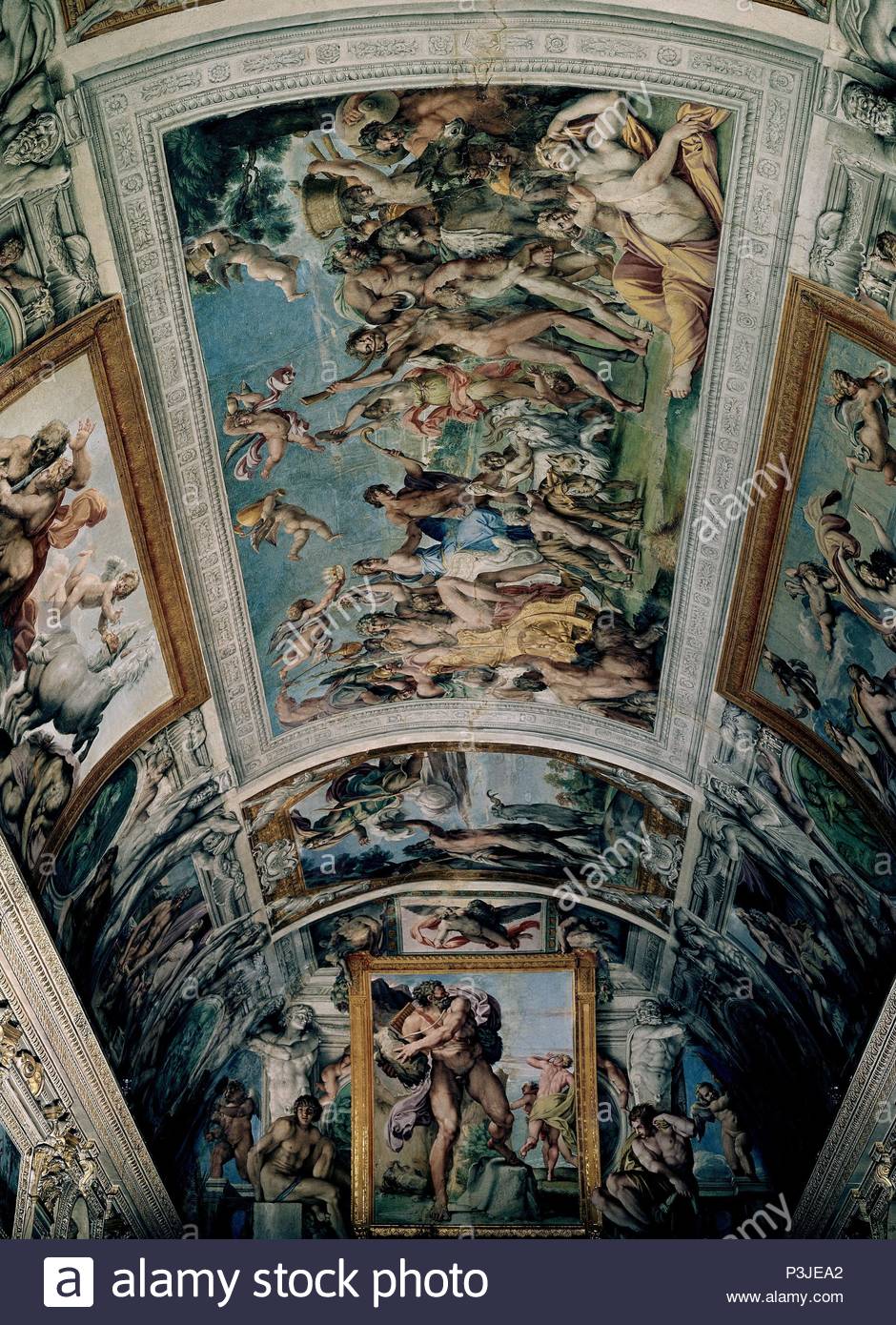 Farnese Gallery Annibale Carracci Stock Photos & Farnese Gallery ...