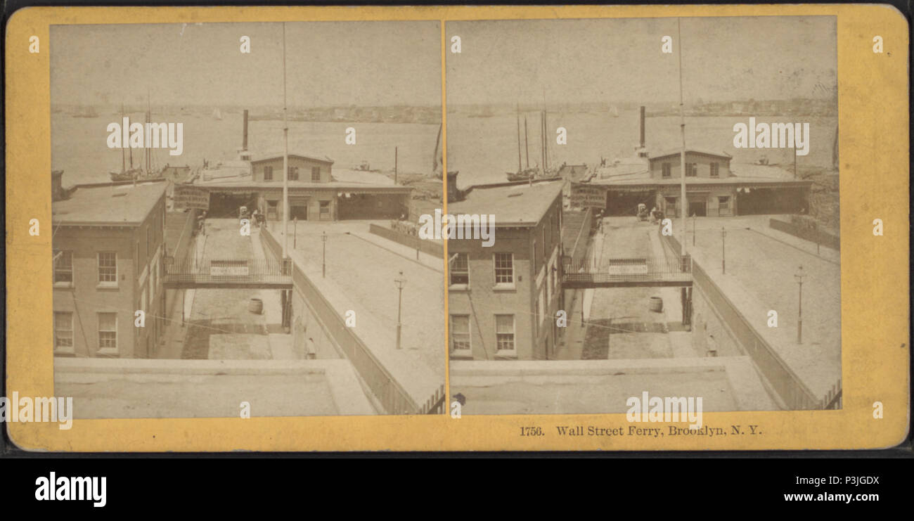 Brooklyn ferry new york 19th century hi-res stock photography and ...