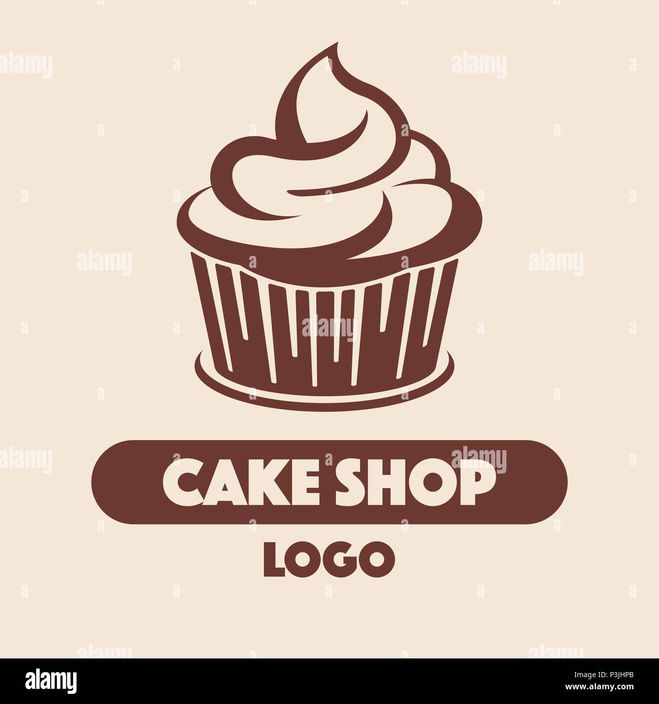 Logo Cake shop Stock Vector Image & Art - Alamy