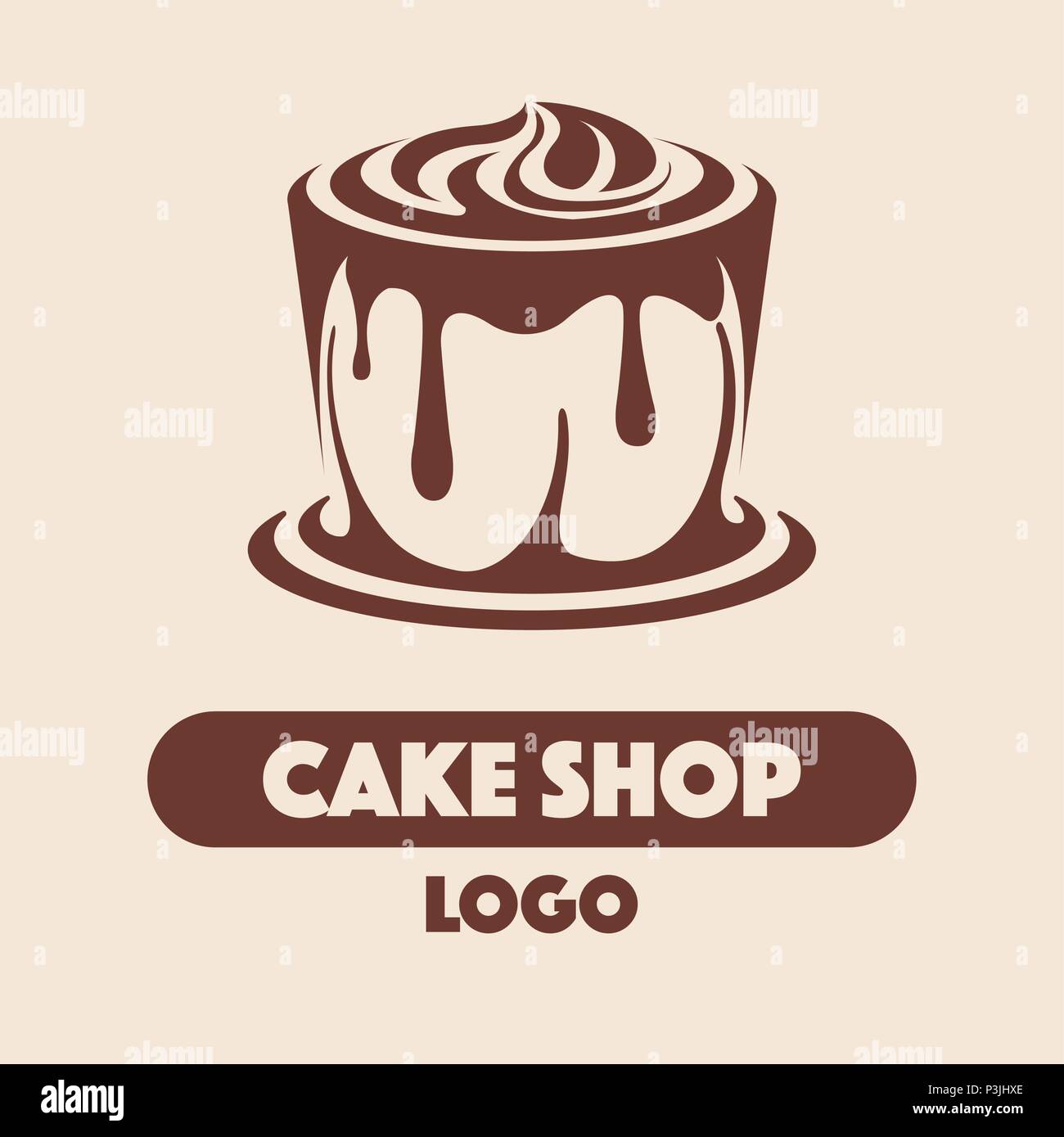 Logo Cake shop Stock Vector Image & Art - Alamy