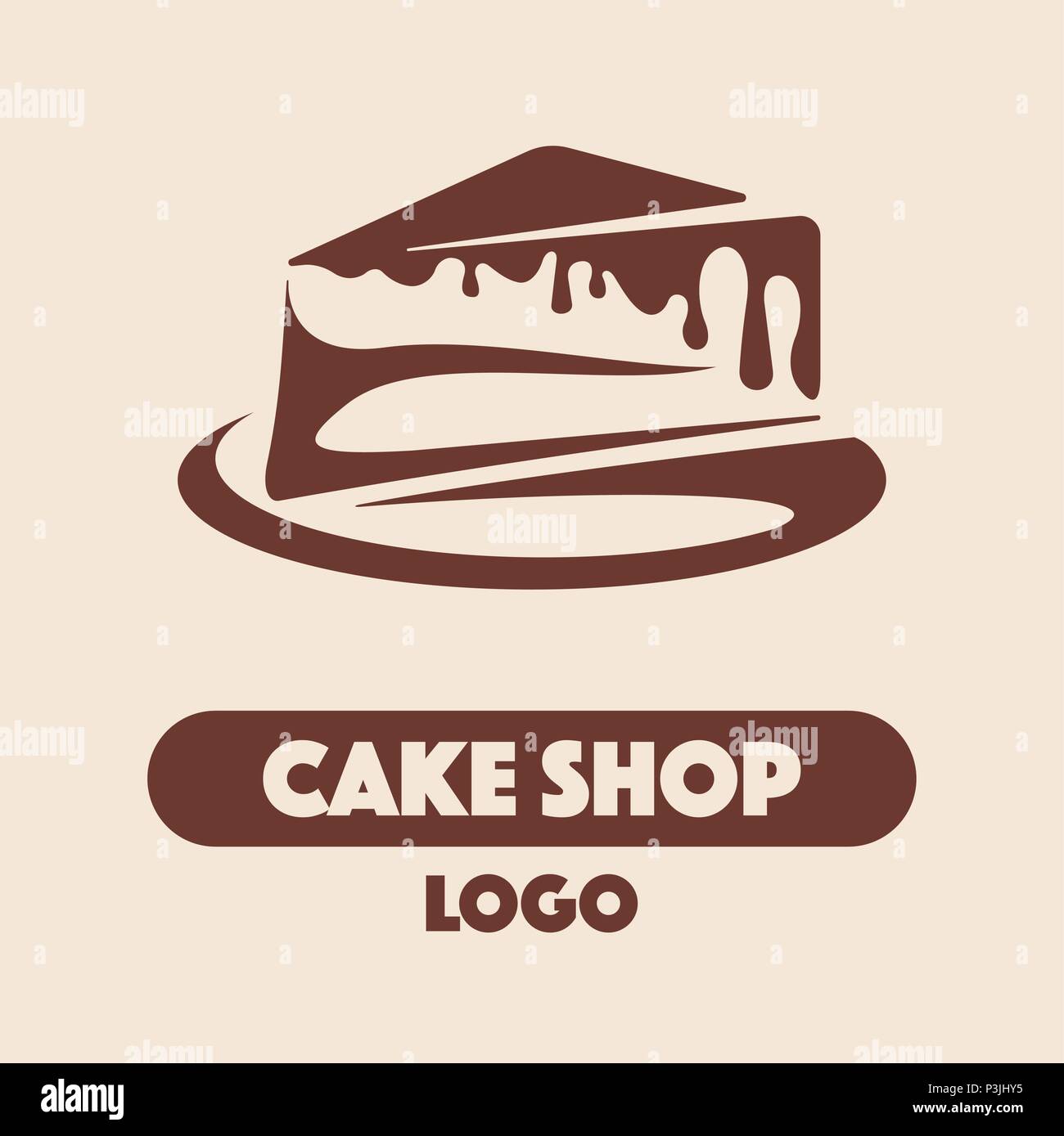 Logo Cake shop Stock Vector Image & Art - Alamy