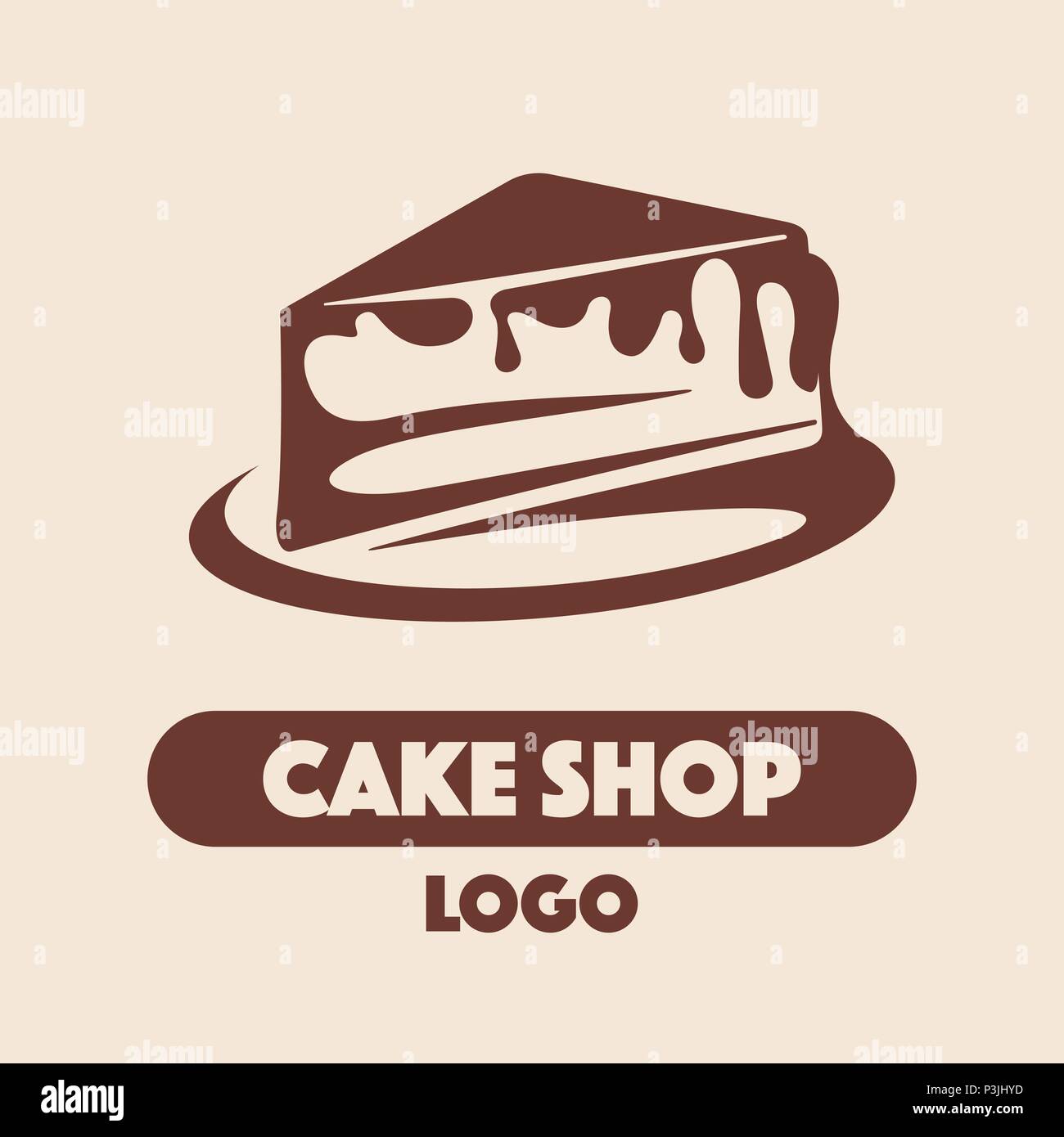 Logo Cake shop Stock Vector Image & Art - Alamy