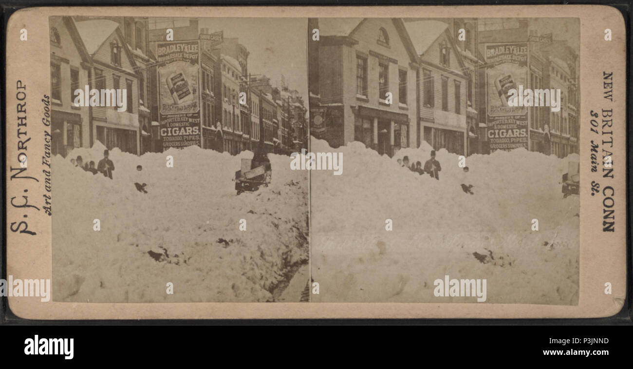 . Winter scene in New Britain. Created: 1888?. Coverage: [1888 ...