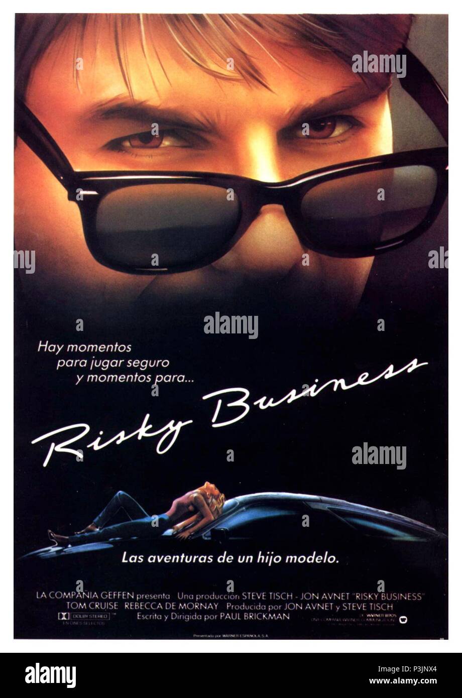 Risky Business Movie Poster Risky Business” Original British Quad