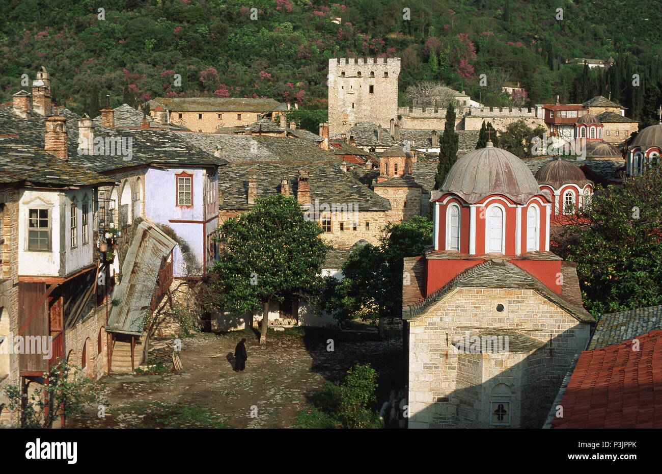 Athos monastery hi-res stock photography and images - Alamy