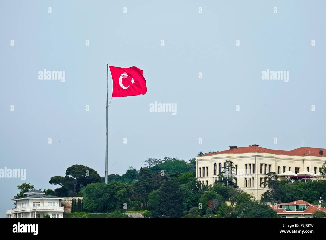 Istanbul turkish flag hi-res stock photography and images - Alamy