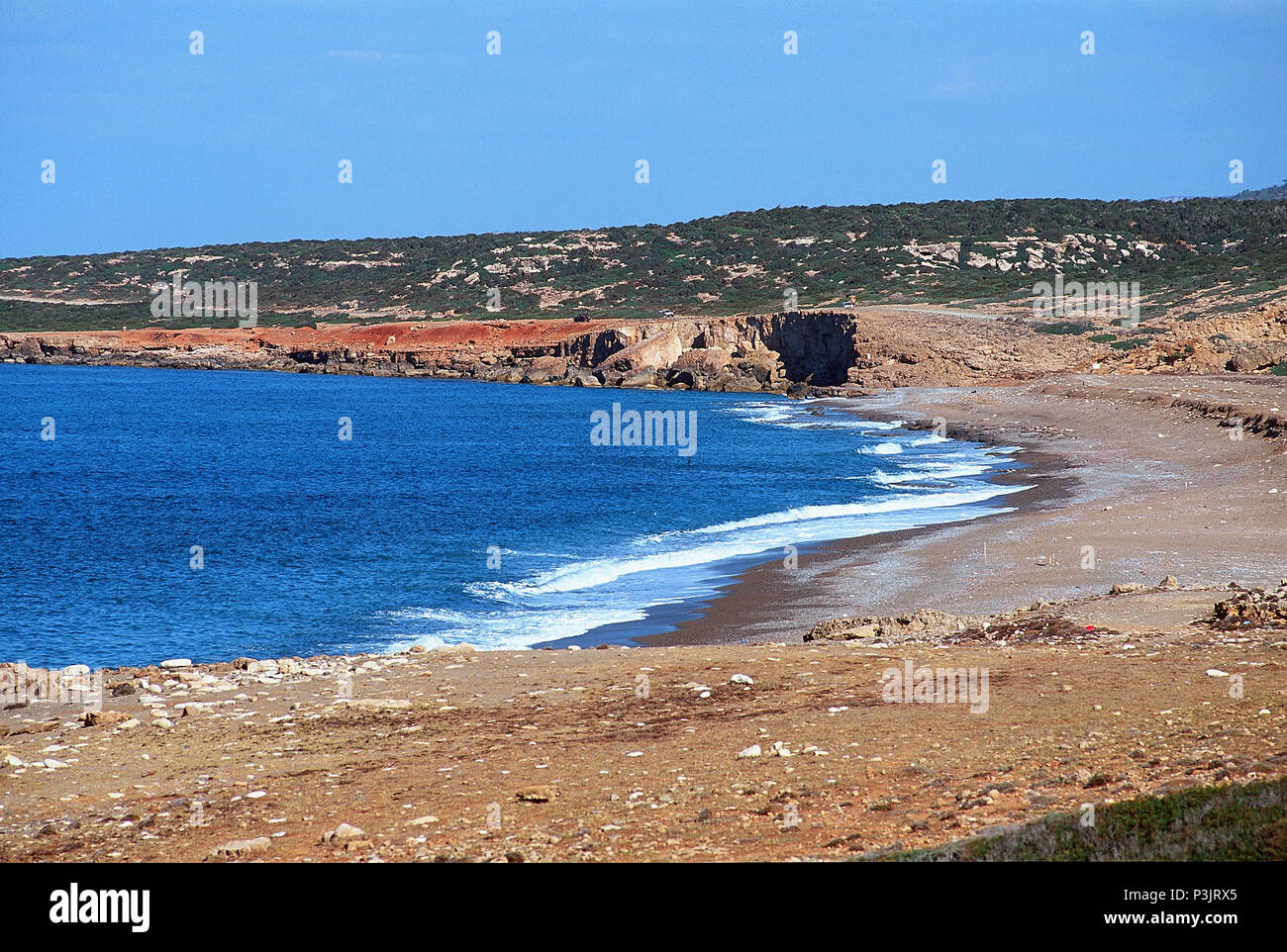Republic of Cyprus - Beach at Cape Drepano Stock Photo - Alamy