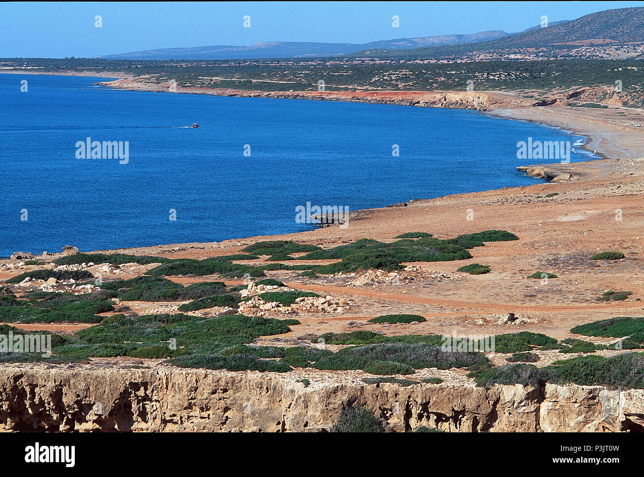 Republic of Cyprus - Beach at Cape Drepano Stock Photo - Alamy