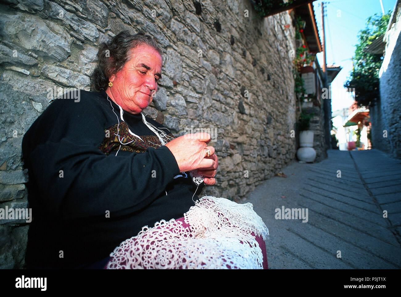 Woman working cyprus hi-res stock photography and images - Alamy