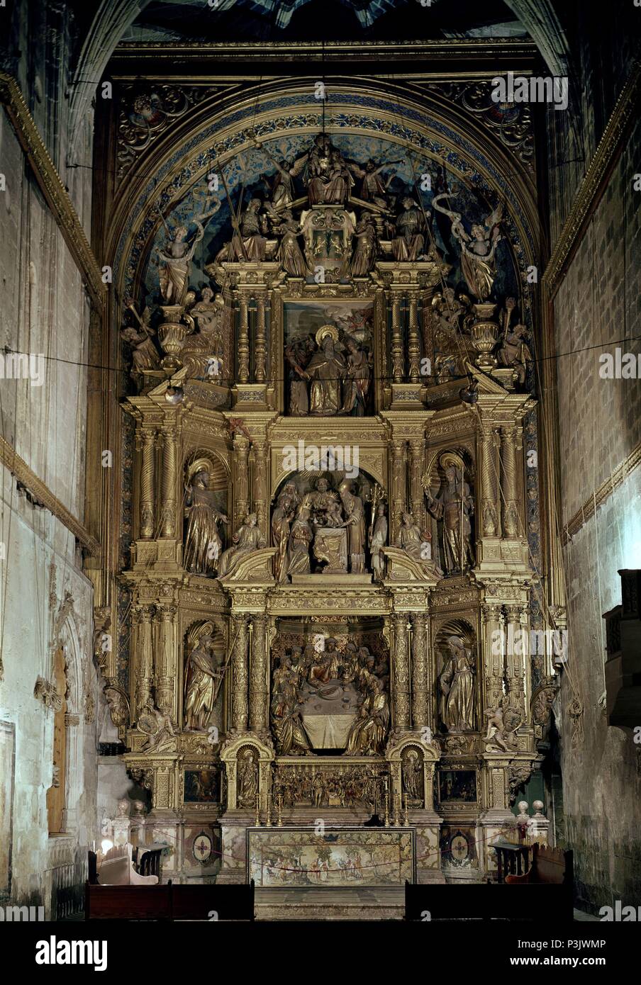 RETABLO BARROCO DE LA CAPILLA DEL CORPUS CHRISTI EN LA NAVE ...