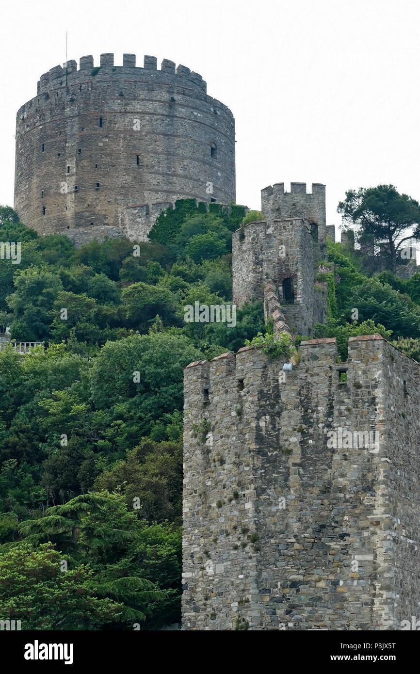 ISTANBUL, TURKEY - MAY 24 : The Fortress of Rumeli Hisari in Istanbul ...
