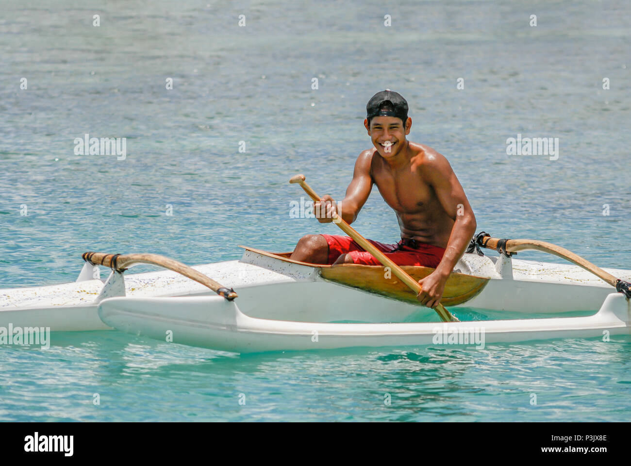 Polynesian boy hi-res stock photography and images - Alamy