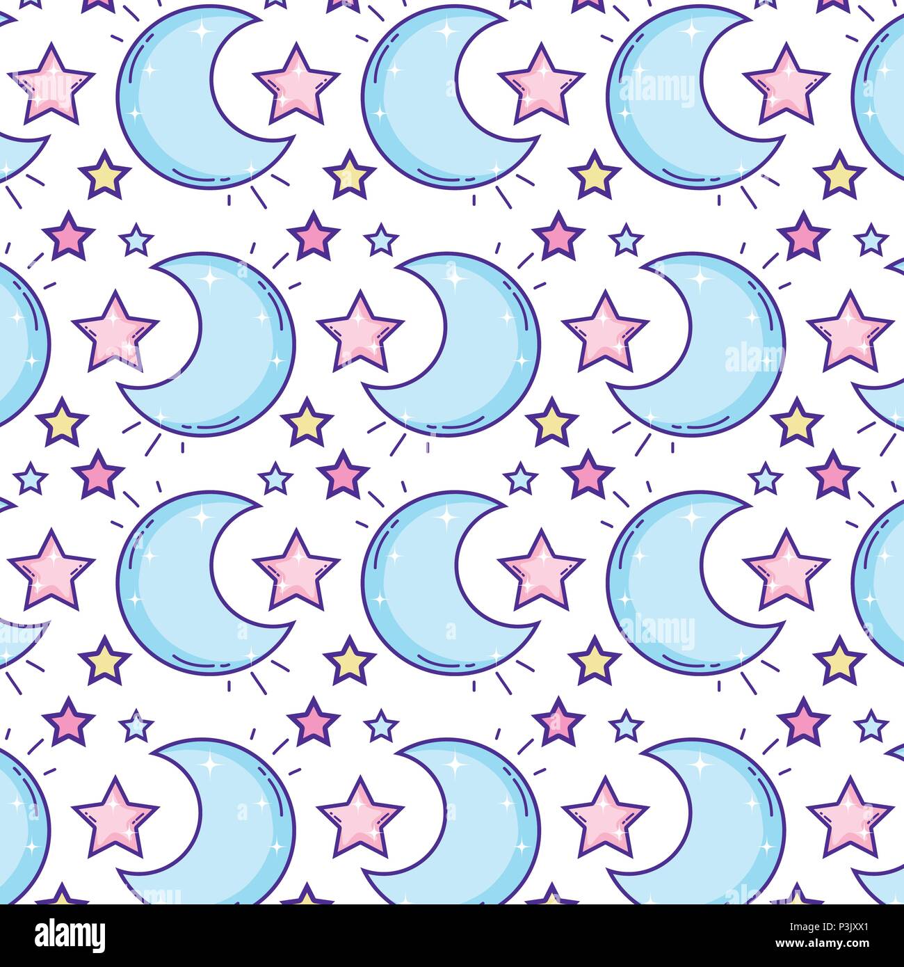 Sparkly moon hi-res stock photography and images - Alamy