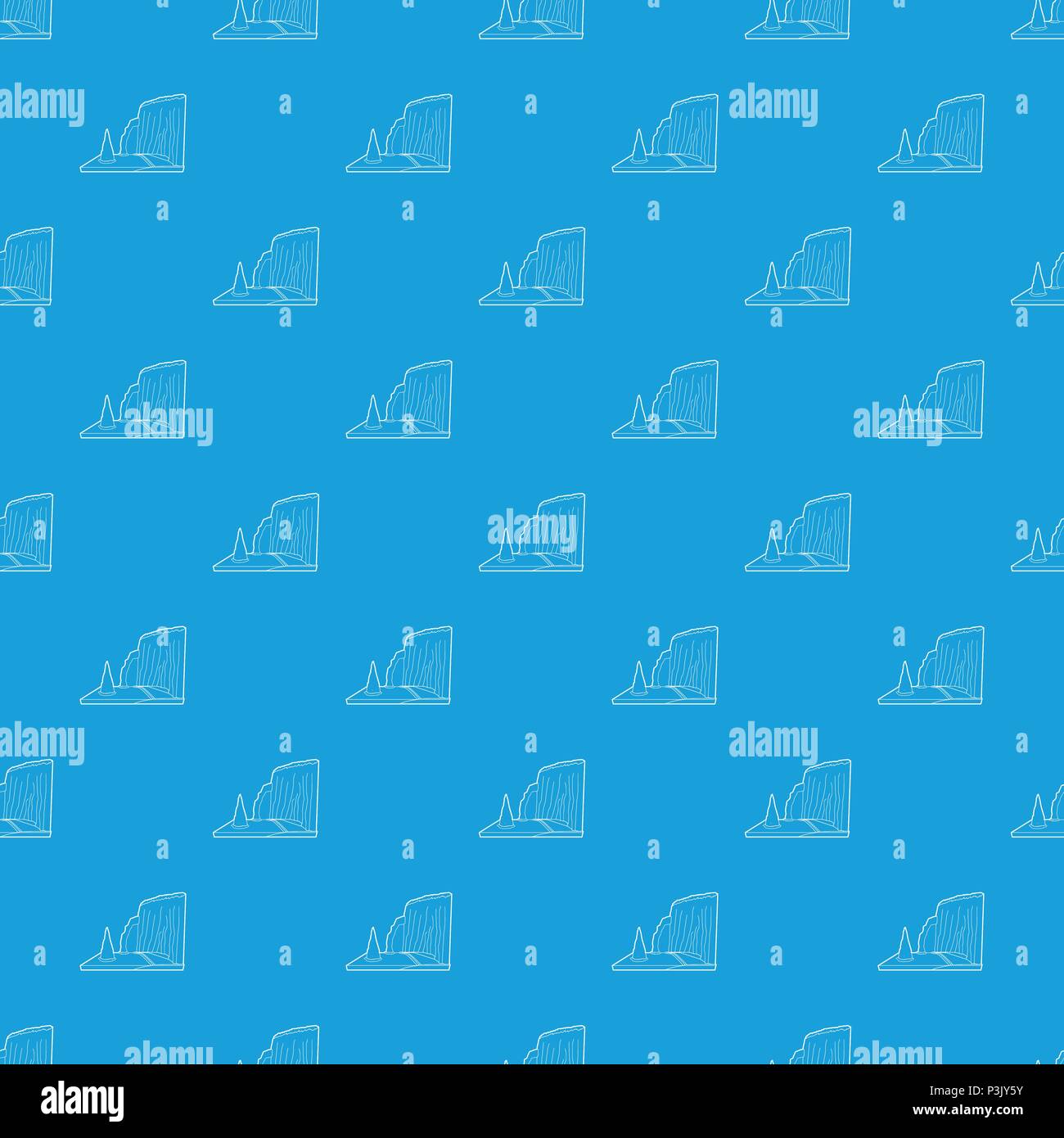 Sea cliff pattern vector seamless blue Stock Vector Image & Art - Alamy