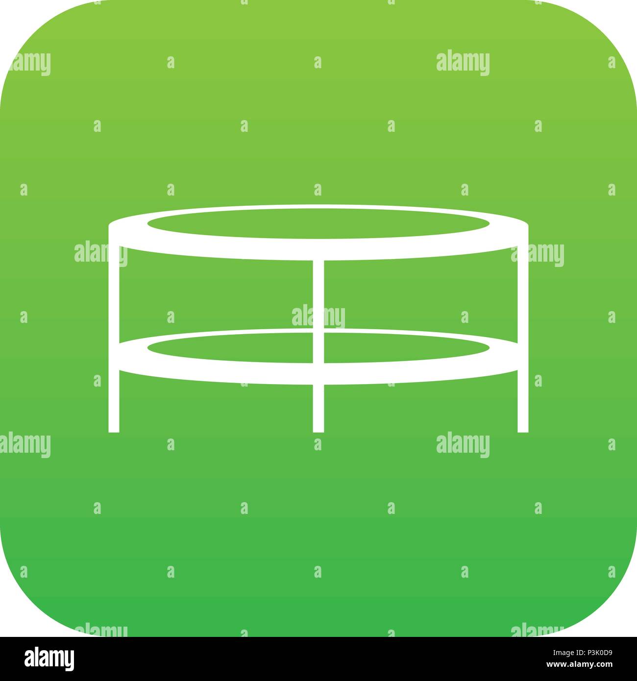 Small round glass table Stock Vector Images - Alamy