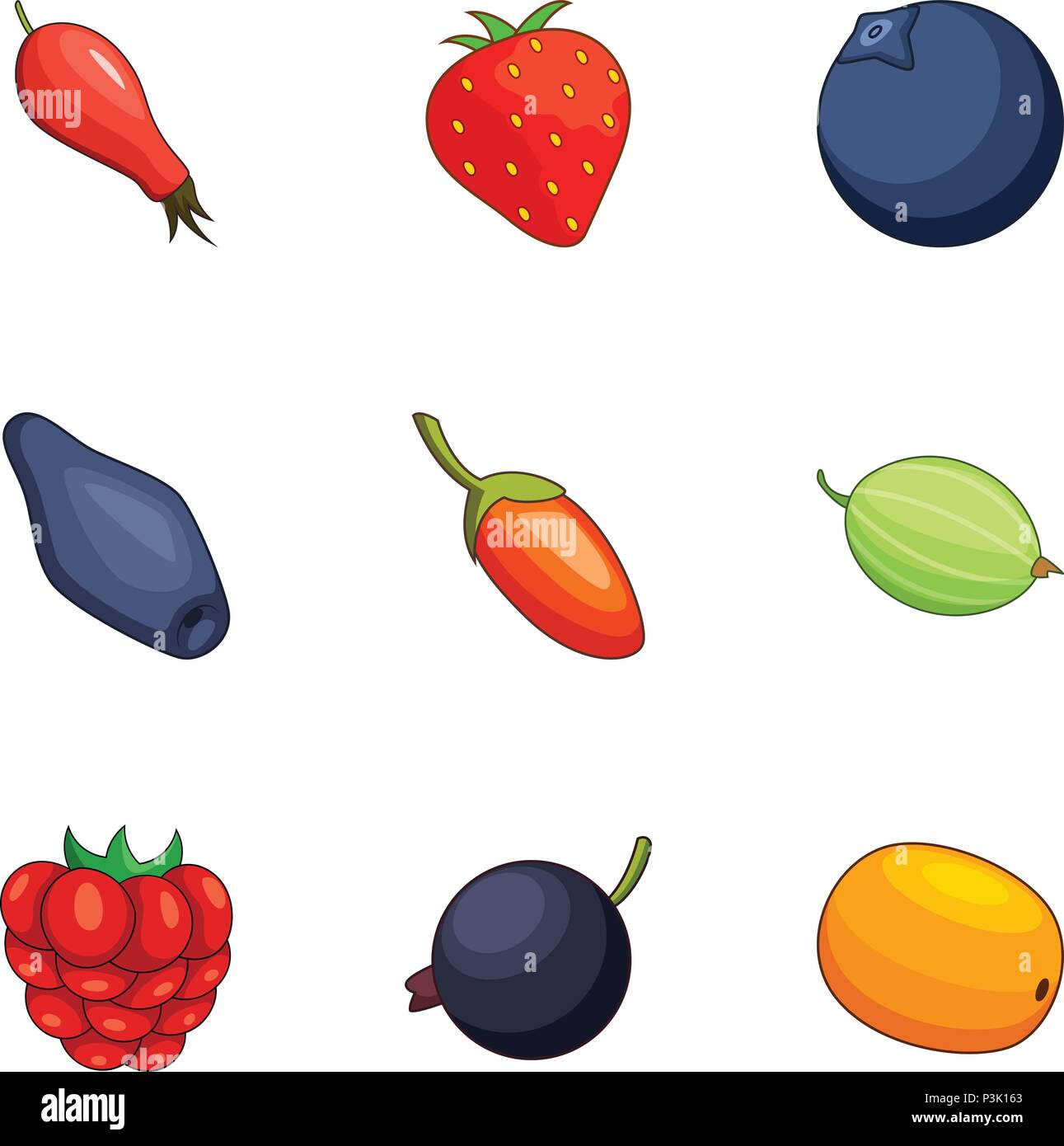 Sucrose icons set, cartoon style Stock Vector Image & Art - Alamy