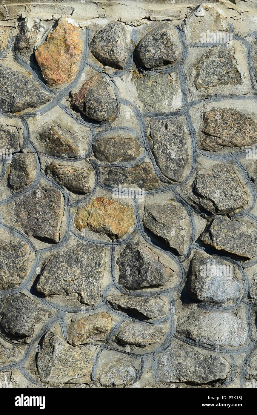 Colorful Stone Wall Pattern