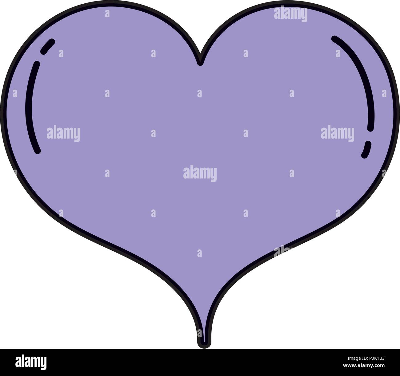 color art heart love symbol design Stock Vector Image & Art - Alamy