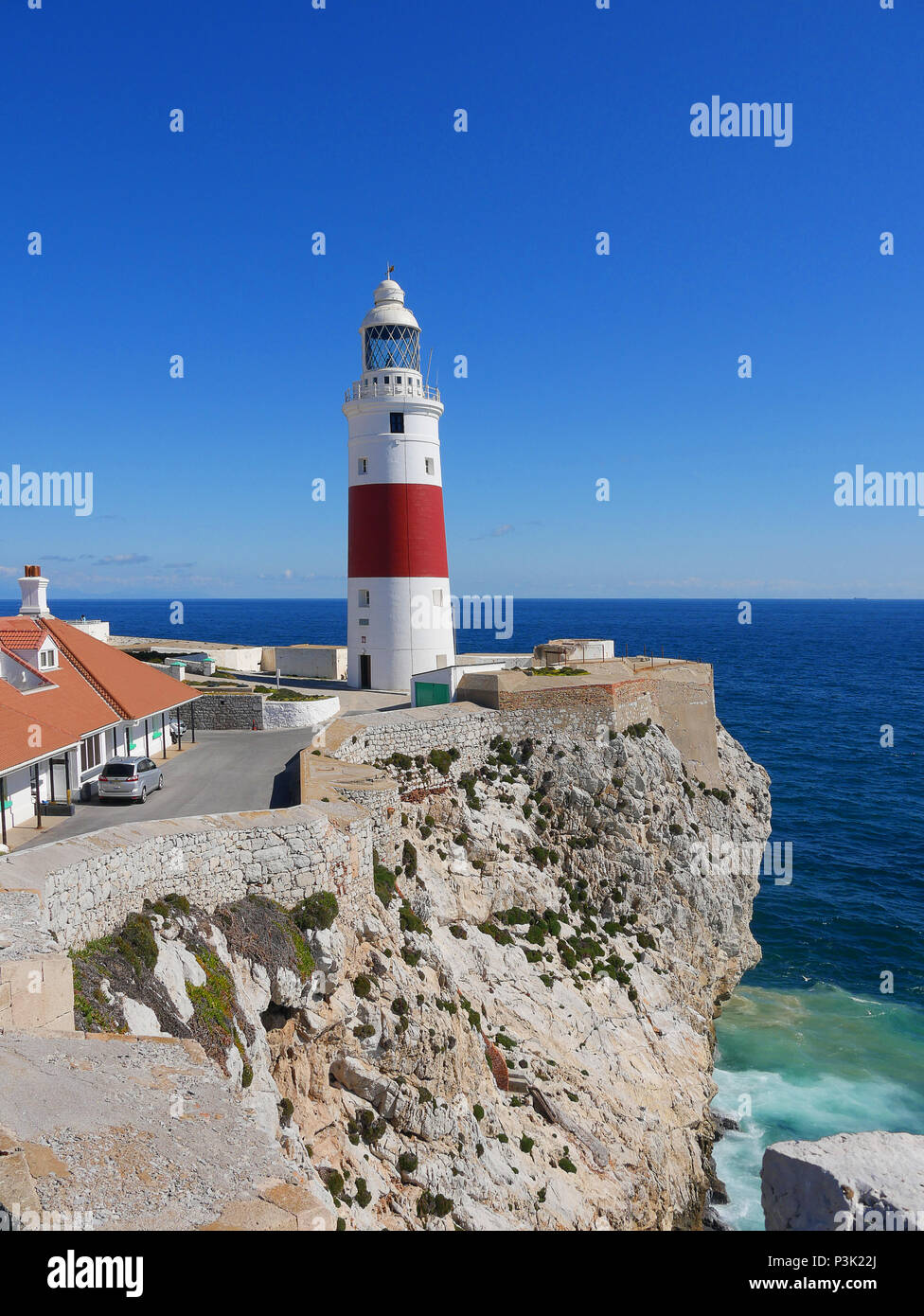 The lighthouse at Europa Point is the first or the last Lighthouse in ...