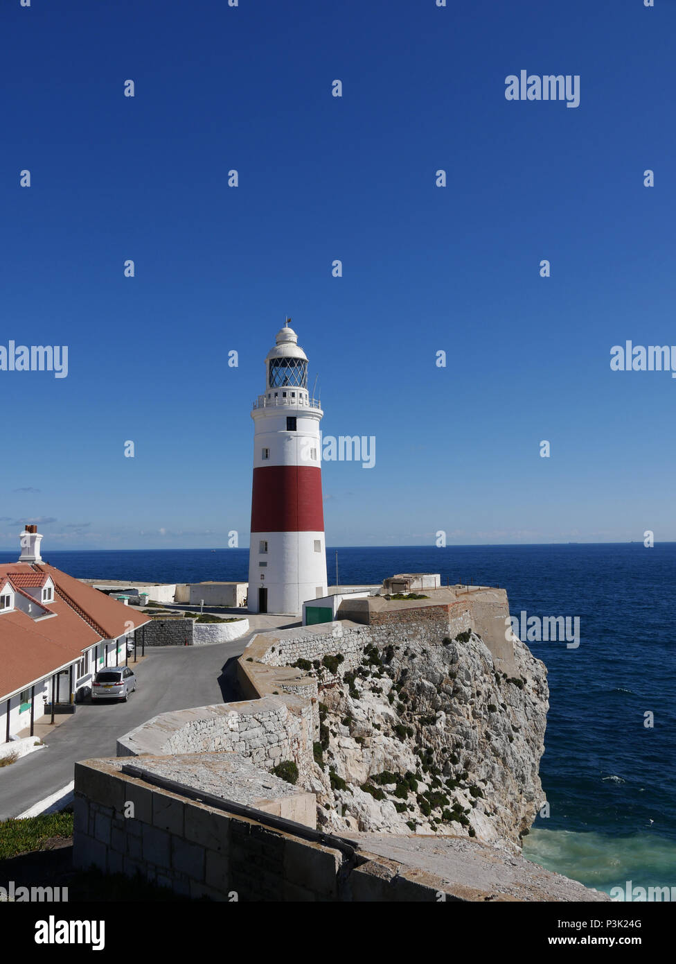 The lighthouse at Europa Point is the first or the last Lighthouse in ...