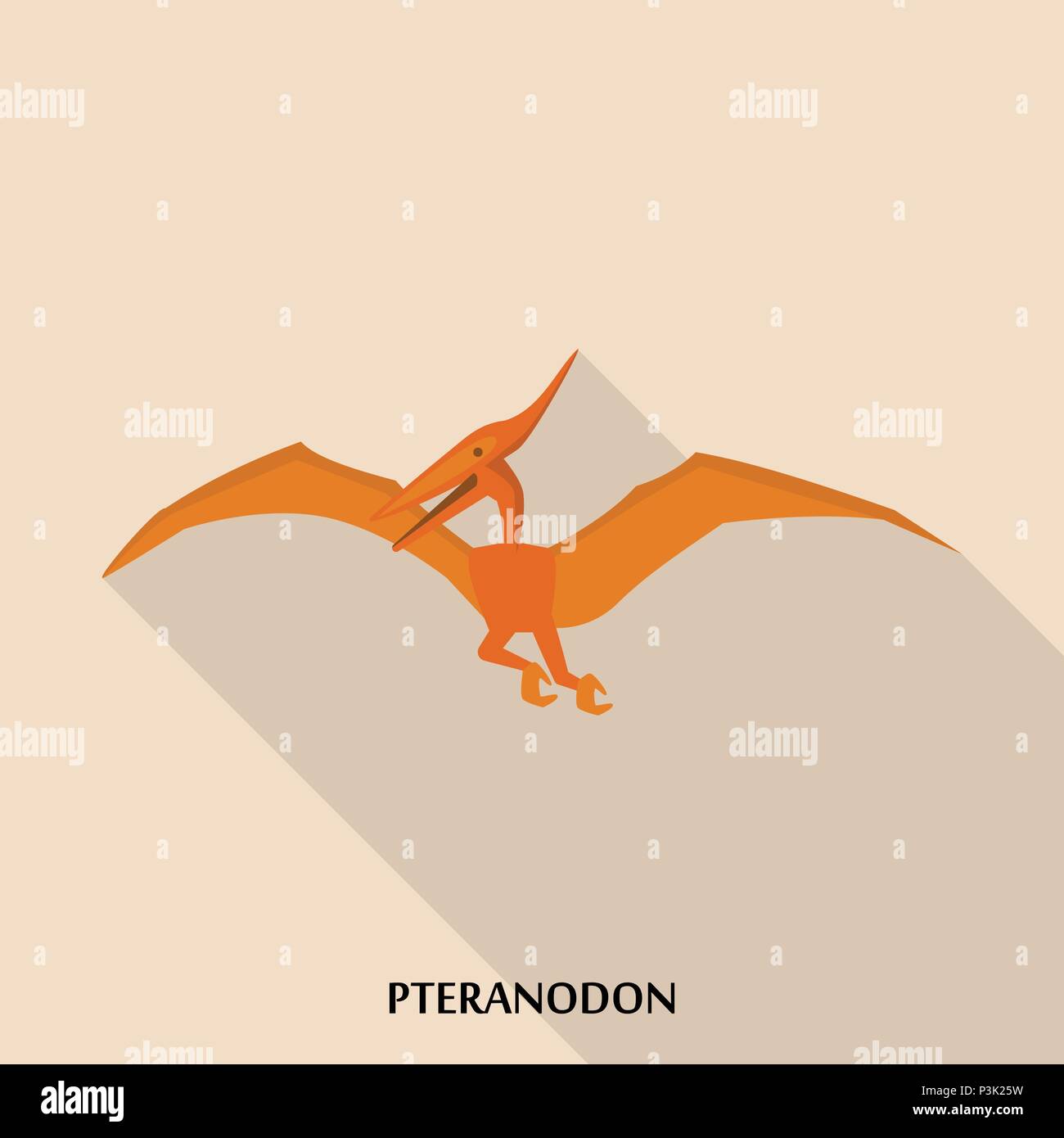 Pteranodon icon, flat style Stock Vector Image & Art - Alamy